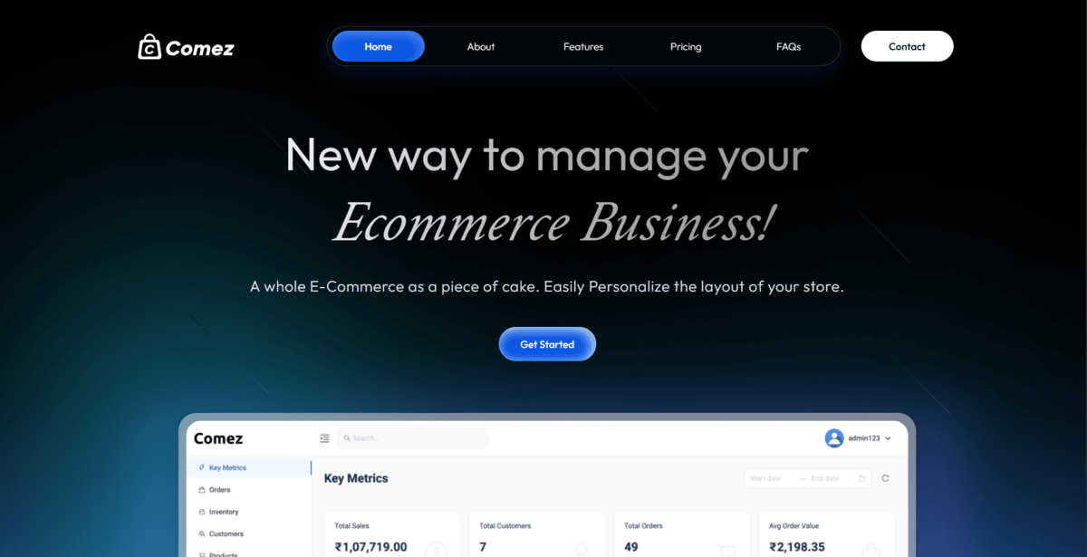 Comez - Setup your Store Online